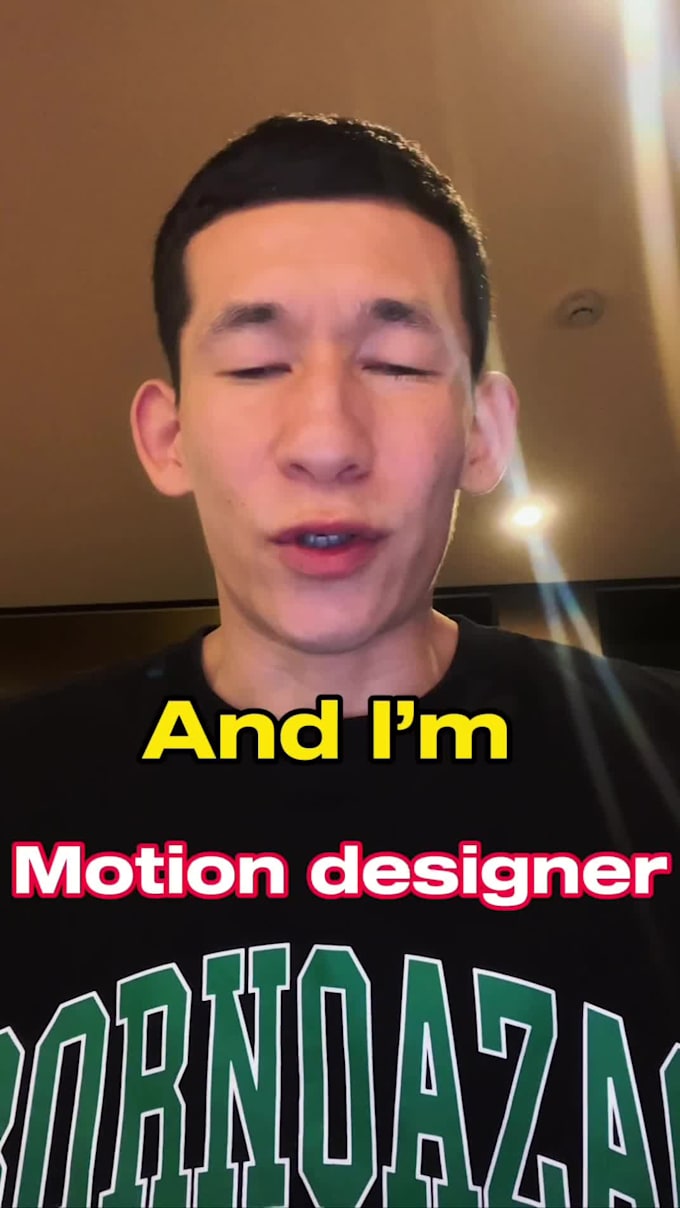 Make a 2d animation of the poster by Askhat_zair | Fiverr