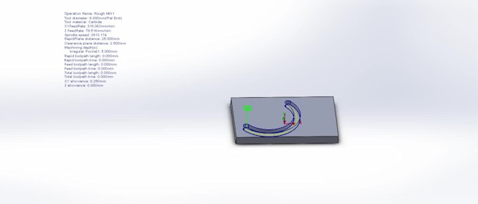 Cnc Tool Path Simulation Planning 3d Model And Cnc Code By Owie11