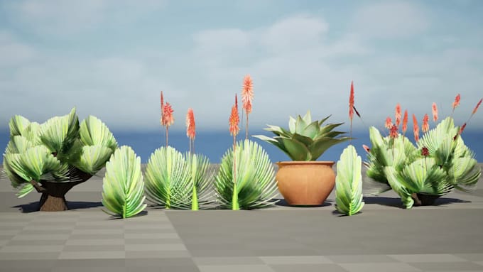 Do 3dvfx flower animation, realistic 3d flower animation, cgi plant ...