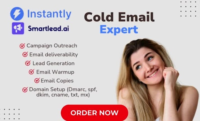 Set up cold outreach email marketing on instantly ai and smartlead email warmup by Zoemason660 ...