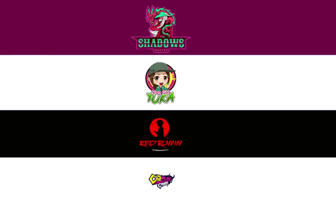 Design custom anime gaming banner and logo for twitch, twitter, youtube ...