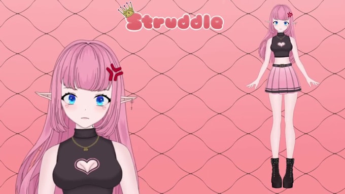 Rig your live2d vtuber model by Struddle_ | Fiverr