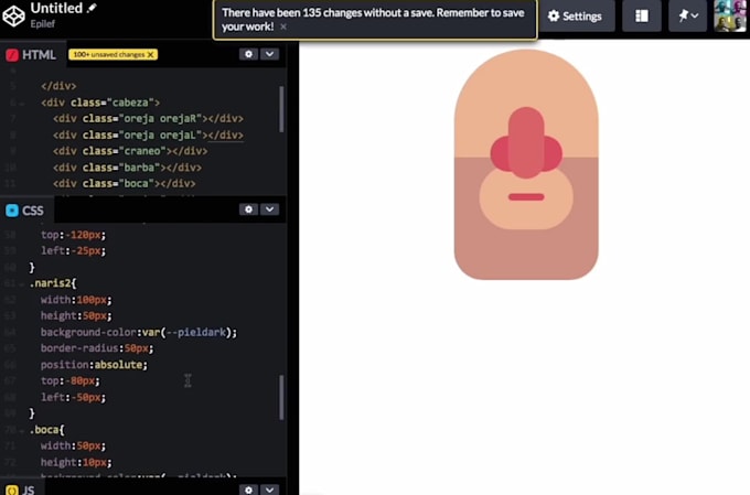 Draw and animate flat designs on html and css only by Wepilef | Fiverr