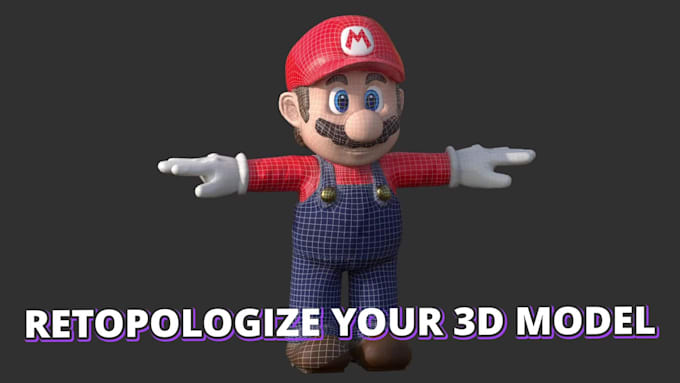 Retopologize and uv unwrap your 3d model with clean topology by ...