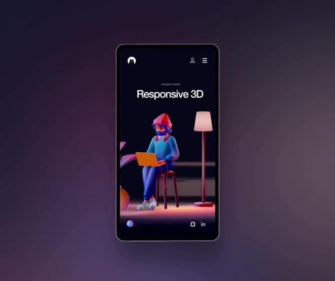 3d animated webflow spline model wordpress interactive wix website threejs css by Abdul_wez | Fiverr