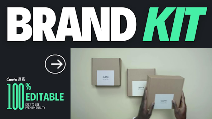 Design a creative and full editable professional brandkit by ...