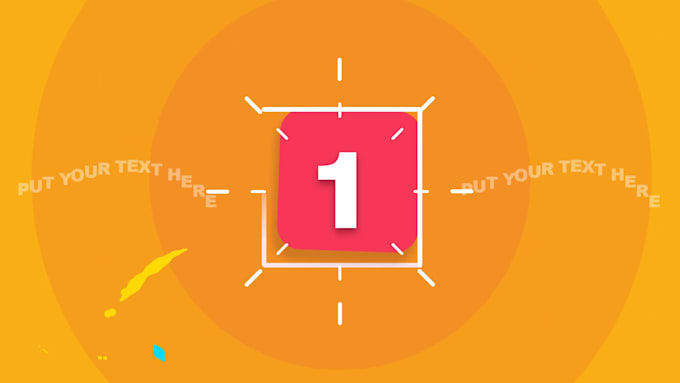 Create animation countdown intro video for youtube by Safariproject26 ...