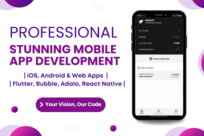 Build Ios Android Mobile App Bubble Mvp Saas In Flutter Bubble Io
