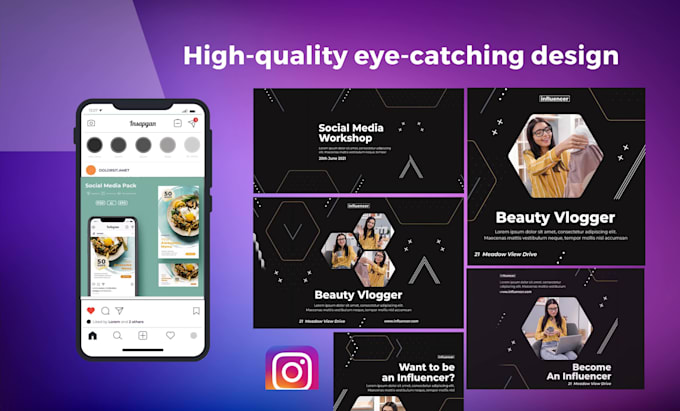 Design instagram post, story, carousels post, banner ads , flyers by ...