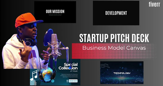 Create an awesome startup pitch deck, business model canvas for fintech startup by Maan_malik10 ...