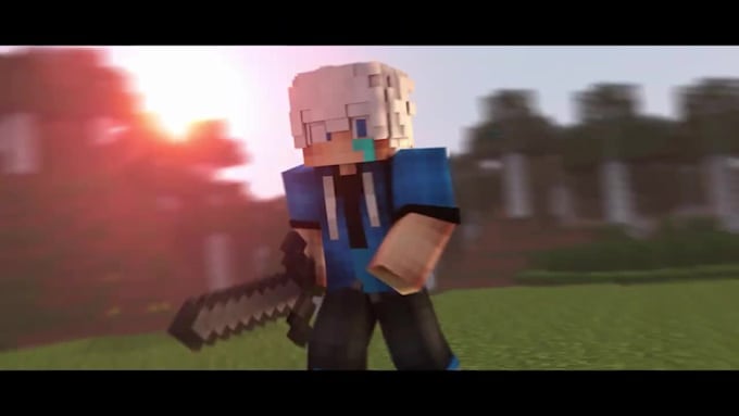 Do a minecraft intro animation by Kuryama | Fiverr