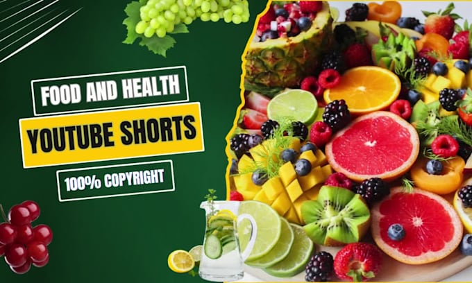 Create food and health youtube shorts and manage your channel by Usa ...