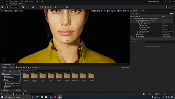 Metahuman character, realistic character, unreal engine by Oluwafemihen | Fiverr