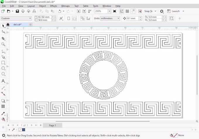 Coreldraw vector tracing dxf files for cnc cutting engraving machining ...