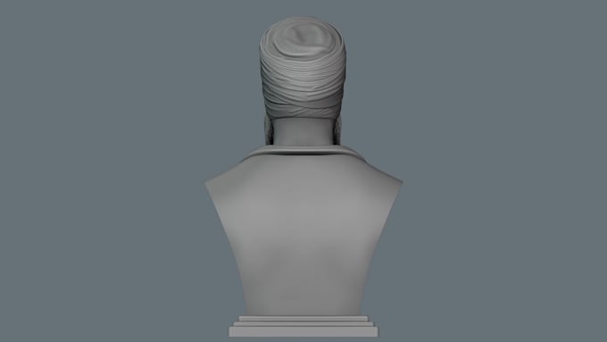 Sculpt 3d head, bust, 3d face, realistic 3d bust, full 3d model for 3d ...