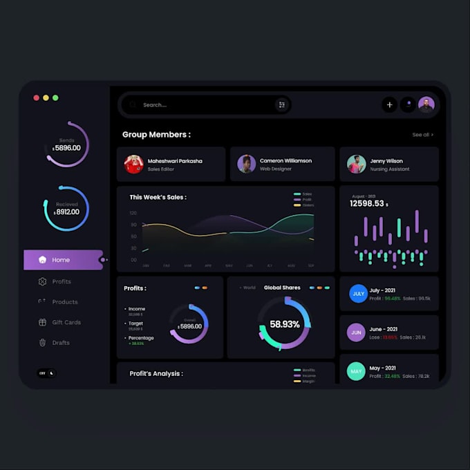 Create luxury and professional ui ux design by Designbymeet | Fiverr