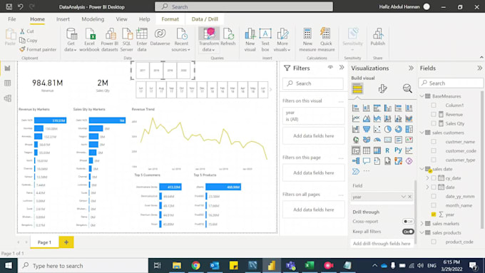 Do data analysis using microsoft power bi and google data studio by ...