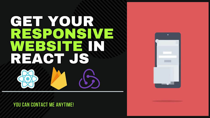 Develop responsive landing page react js and angular js by ...