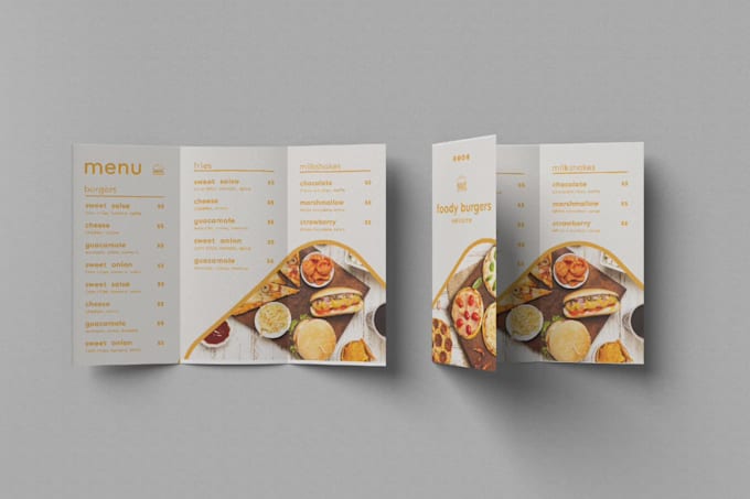 Create restaurant menus, catering menus and flyers by Designerazik | Fiverr
