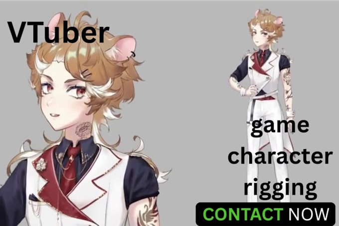 Rigging de tu vtuber 2d, rigging de cubismo en live2d, rigging de ...