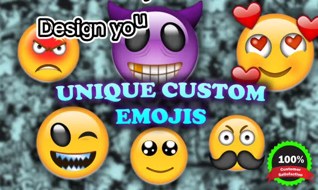 Design unique custom emojis and discord emotes by Zeroonepalace | Fiverr