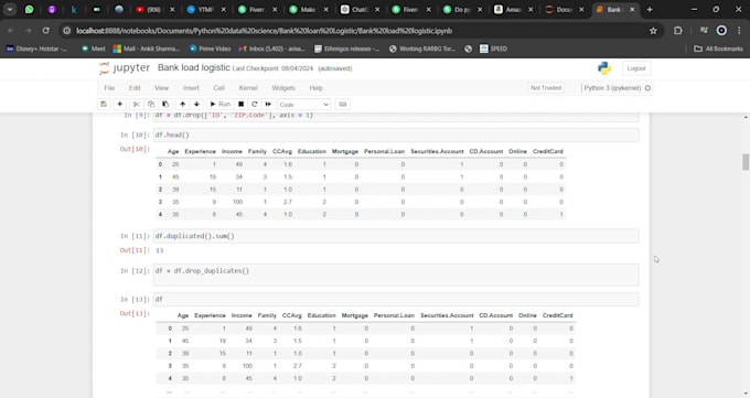 Analysis data and predictive modelling by Codex_codex | Fiverr