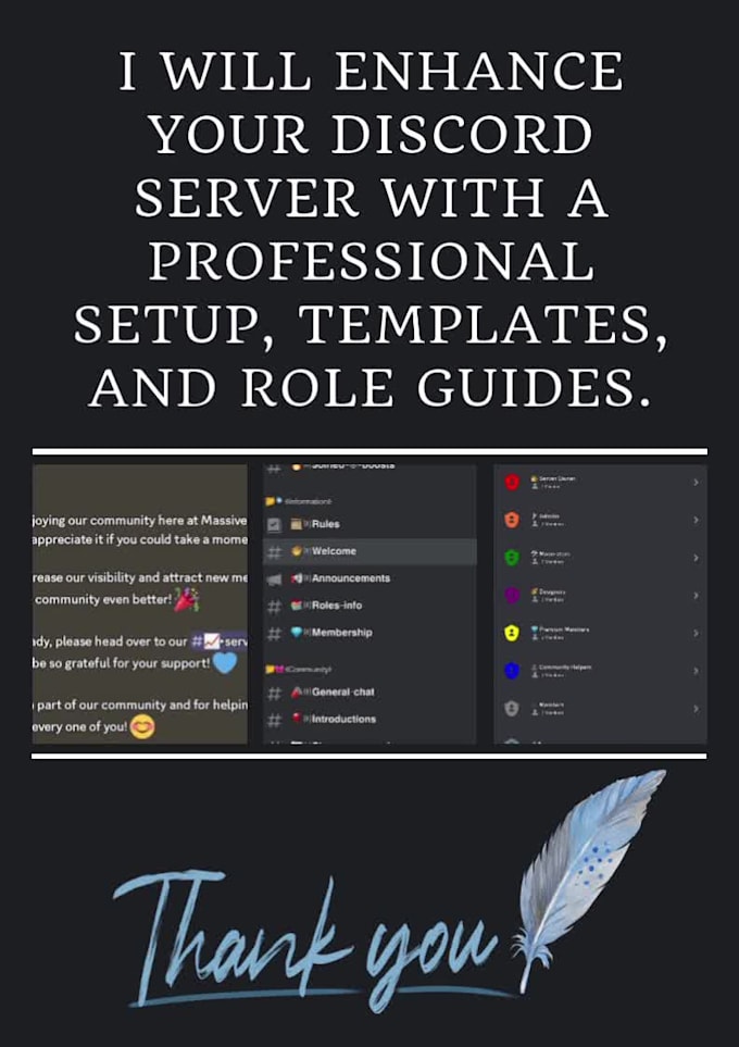 Design unique templates and forms and manuals for your discord by ...