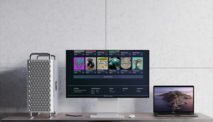 Create modern nft website design and web3 style landing page ui ux using figma by Gaurav_jaikish ...