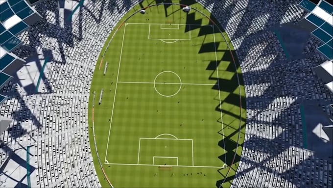 Create 3d stadium animation, 3d gym animation, 3d sport complex, gaming ...
