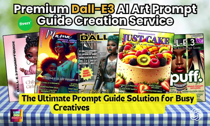 Create custom dalle 3 image prompt guides for you by Donnamaclyn | Fiverr