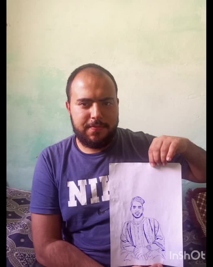 Draw your personal portrait using a pencil or ink pen by Mouhssinifadn ...