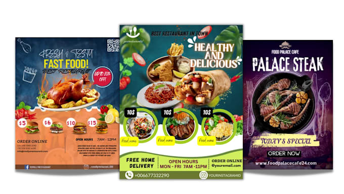 Design appealing flyers posters banners and social media posts on canva ...