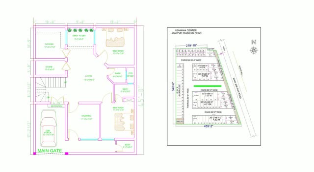 Draw ,site plan, landscape colony drawings in autocad by Sidrazaheer98 ...