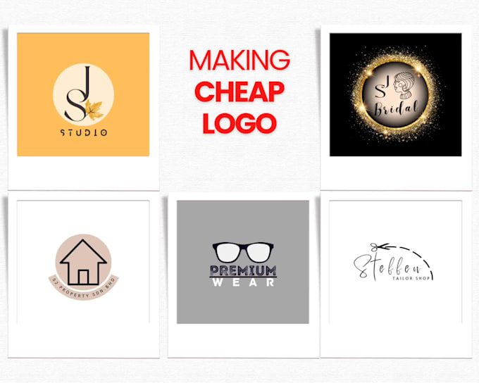 Make a cheap, minimalist fancy logo design at your request by ...