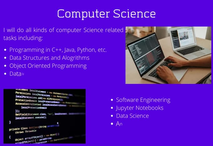 Do computer science related tasks by Hatibkhan | Fiverr