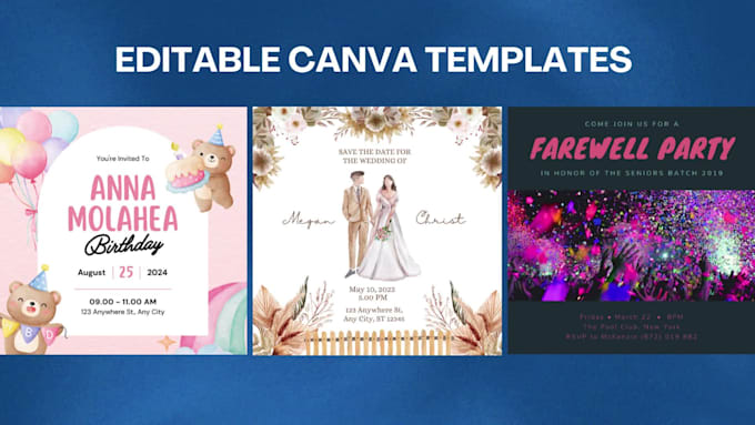Create editable canva templates and social media posts by Ilsahassan ...