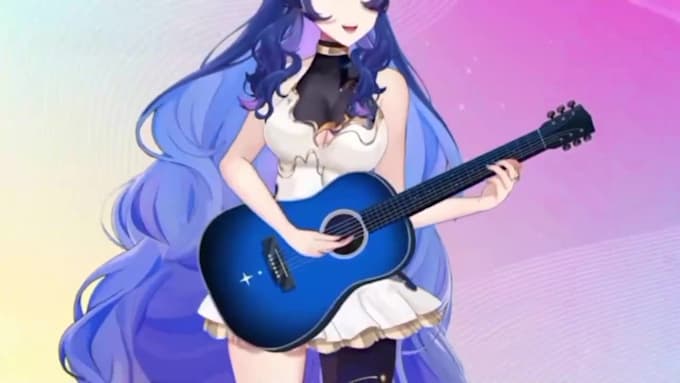 Dibujar y manipular el estilo anime para el modelo live2d modelo vtuber ...