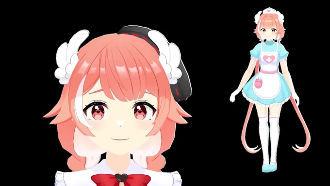 Design live 2d vtuber model live2d model live2d rig vtuber model v ...