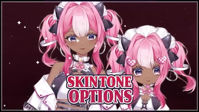 Draw and rig live2d vtuber model, live 2d rigging, 2d vtuber, live ...