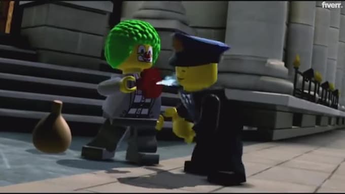 Do 3d lego animation, 3d lego character animation, 3d lego game ...