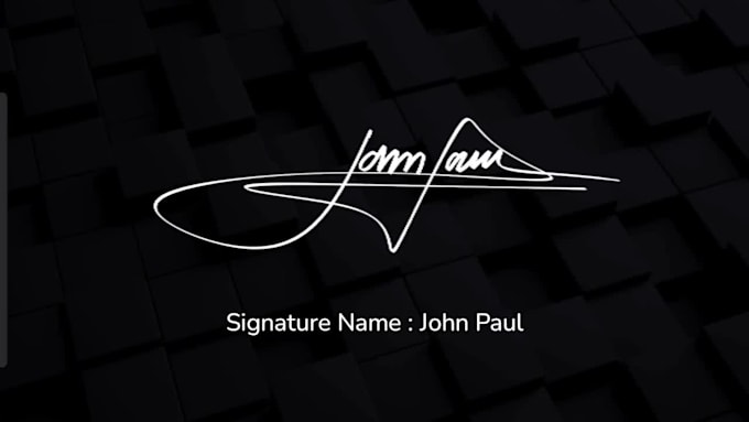 Create handwritten signature design with practice video by Inkpotpng ...