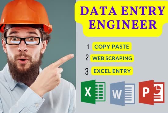 Do web scraping, copy paste, pdf to word, excel data entry by Datamaster647 | Fiverr