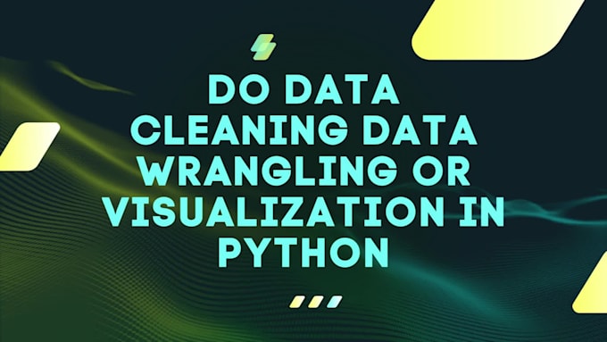 Do data cleaning data wrangling or visualization in python by Ben_808 ...