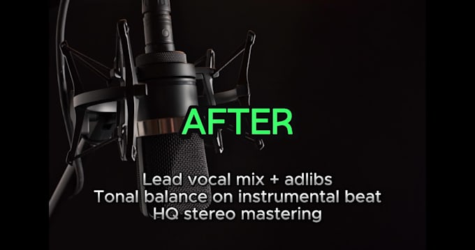 Mix and master your modern vocal trap, urban song by Doubledstudio | Fiverr