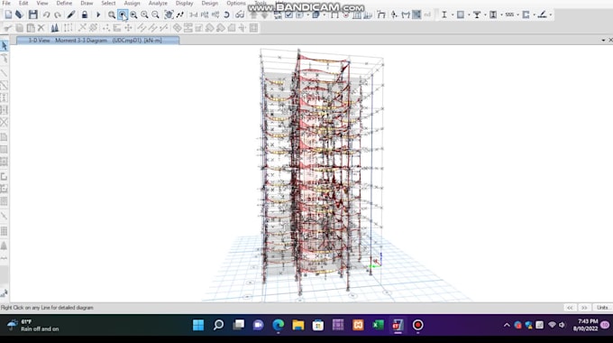 Analyze and design buildings using etabs by Linusrex | Fiverr