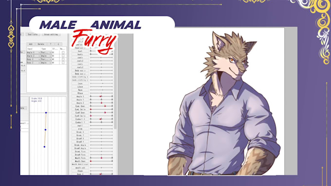Draw male furry animal character for your mascot,oc, and furrsuit ...
