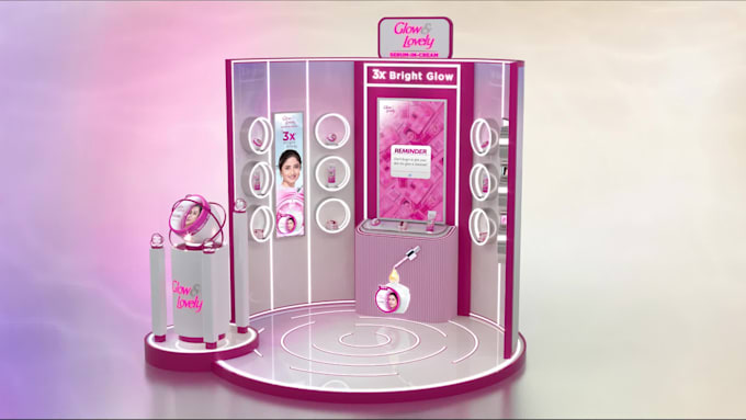 Do creative activation kiosk design by Abdulrehman3d | Fiverr