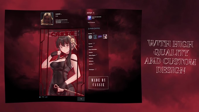 Design fully animated steam artwork for you by Irmakcglr | Fiverr