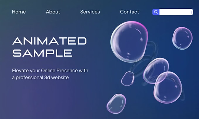 Interactive 3d animated website, scrolling lottie animation, 3d spline ... Interactive 3d animated website, scrolling lottie animation, 3d spline ...