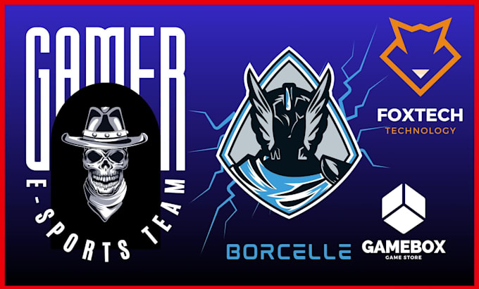 Create custom gaming logo, mascots, and many more by Hamadalii | Fiverr
